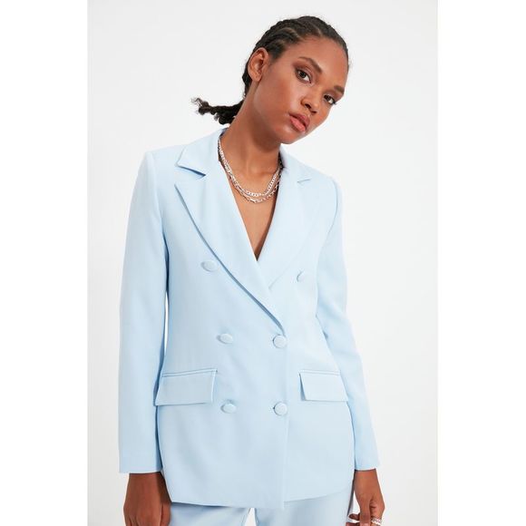 Trendyol | Jackets & Coats | Nwt Trendyol Women Regular Fit Lapel ...